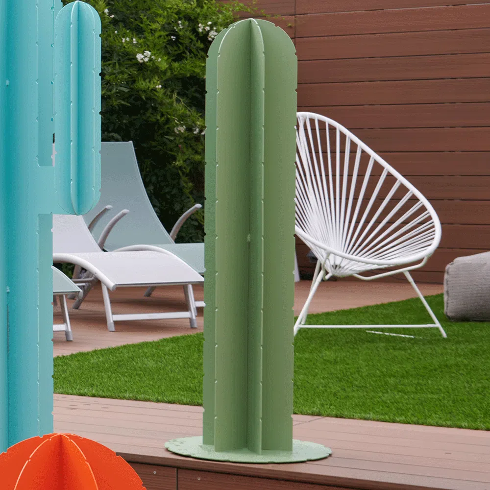 Cactus cierge du mexique en métal | Atelier Grand Duc